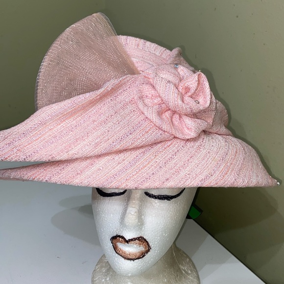 Moshita | Accessories | Nwt Pink Church Dress Hat By Moshita | Poshmark